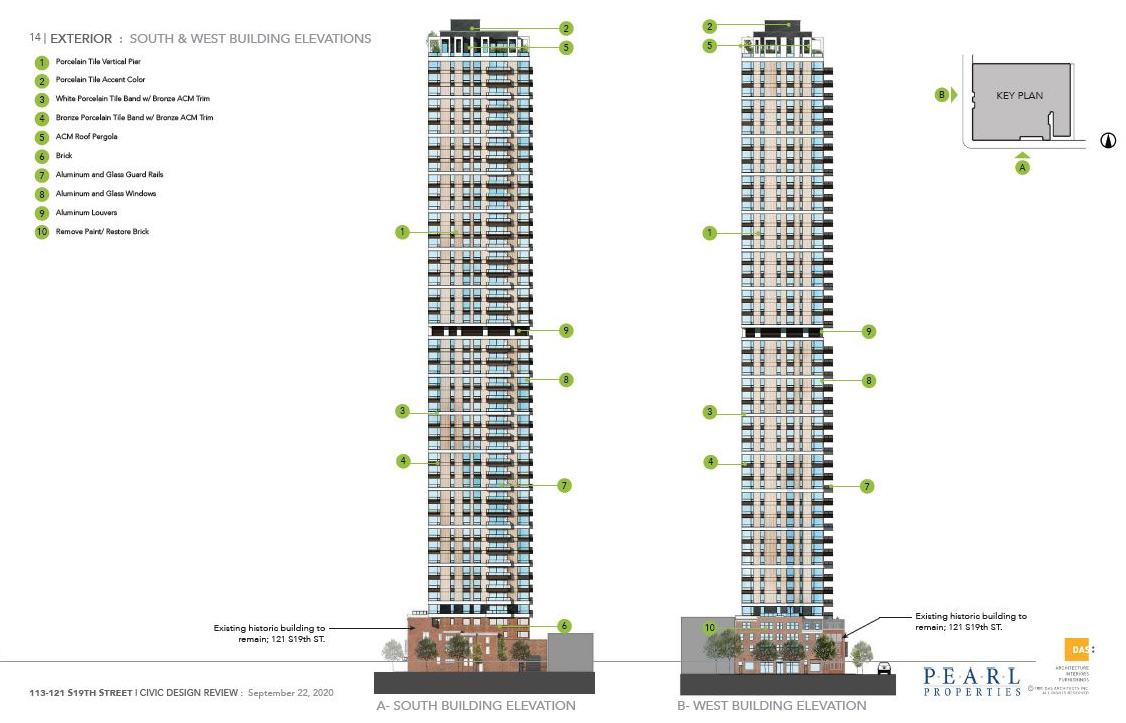 567-Foot-Tall Skyscraper Revealed at 113-121 South 19th Street in ...