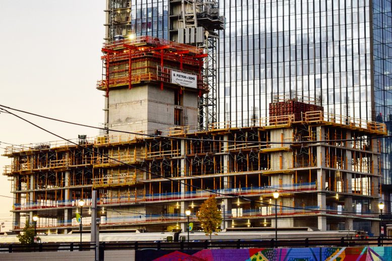 Construction Progresses on Two-Tower Riverwalk Complex at 60 North 23rd ...