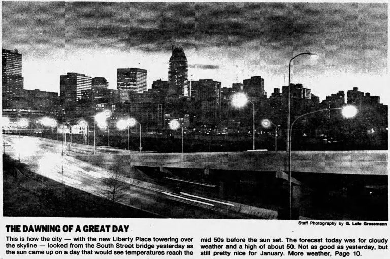How One Liberty Place Revolutionized the Philadelphia Skyline ...