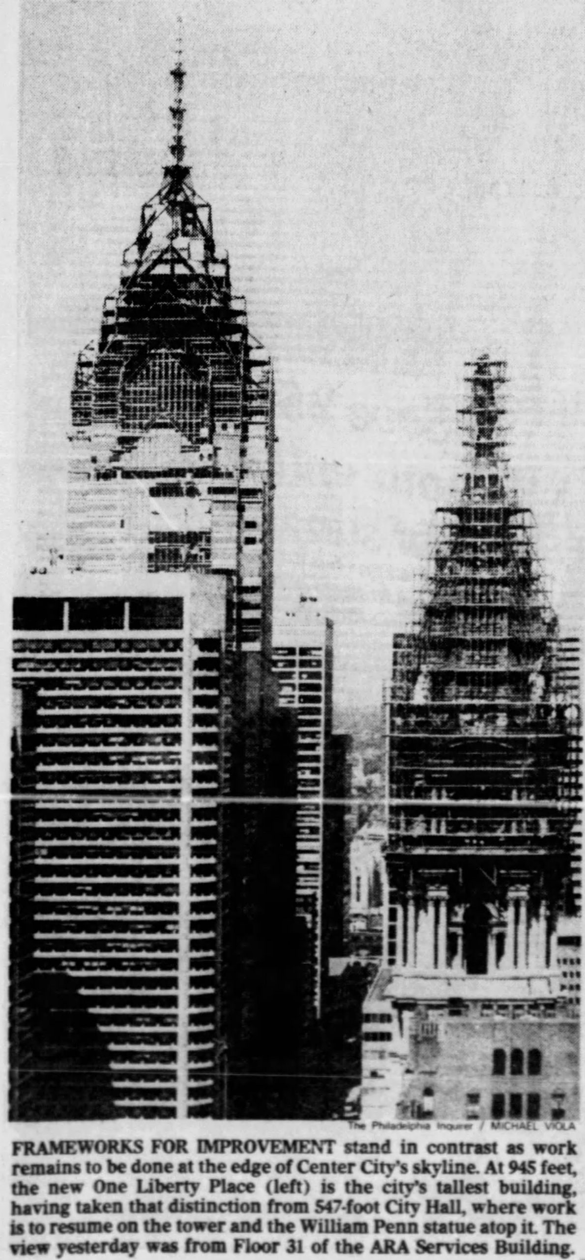 Looking at Philadelphia City Hall in Center City - Philadelphia YIMBY