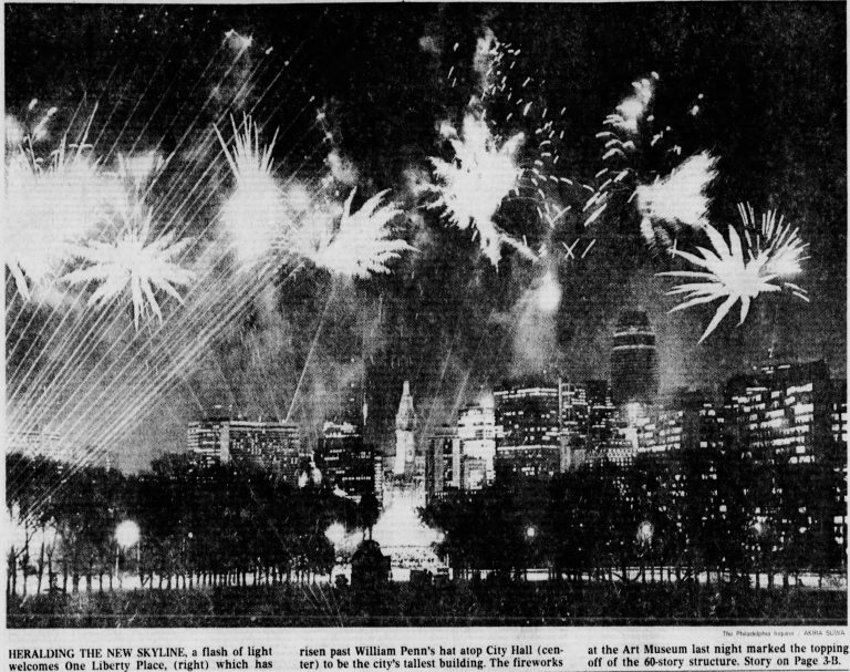 How One Liberty Place Revolutionized the Philadelphia Skyline ...