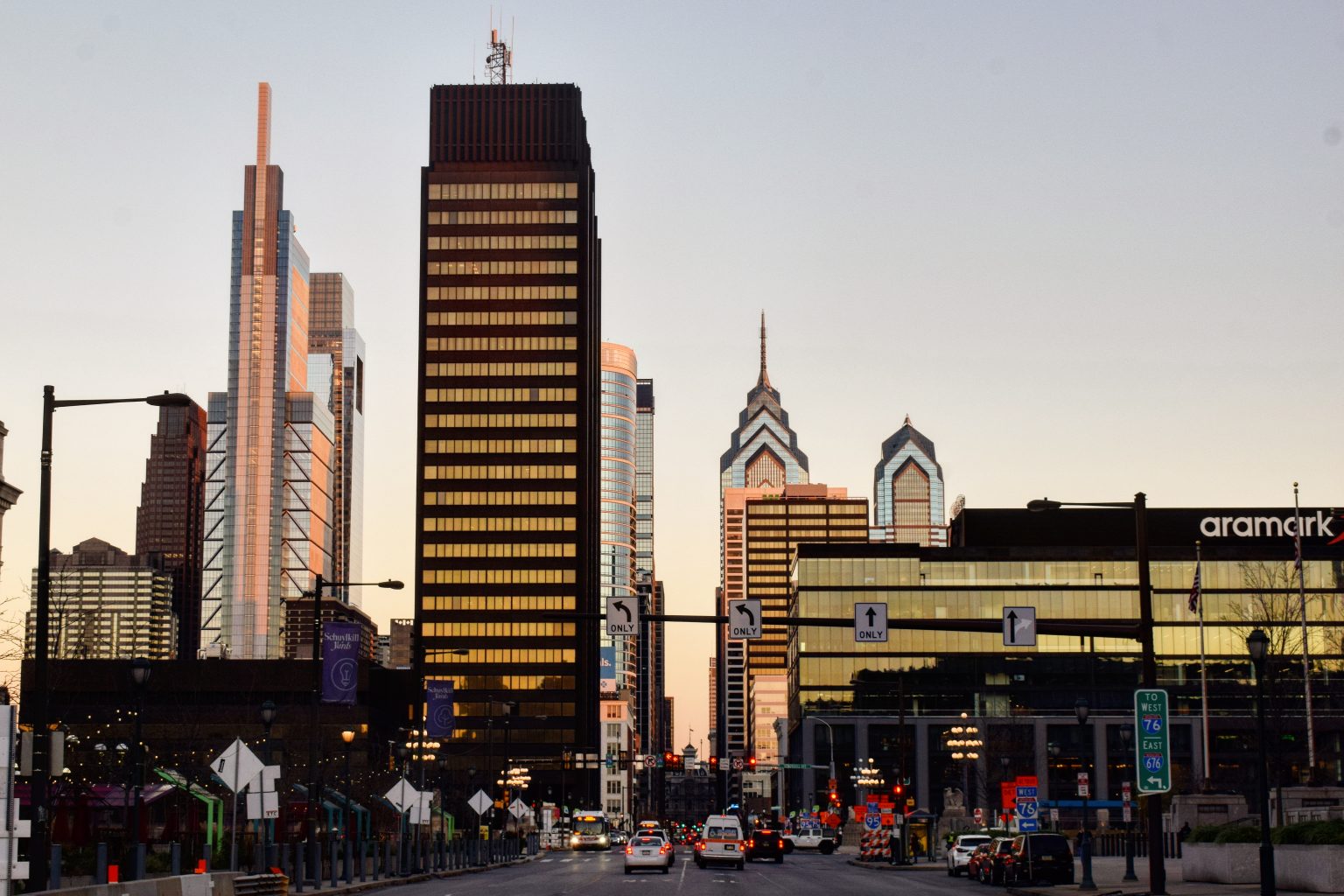 Crown Lights Restored Atop the PECO Building at 2301 Market Street in ...