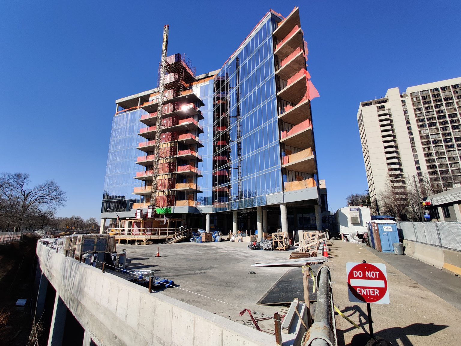 Cladding Mostly Complete at 2100 Hamilton Street in Franklintown, North ...