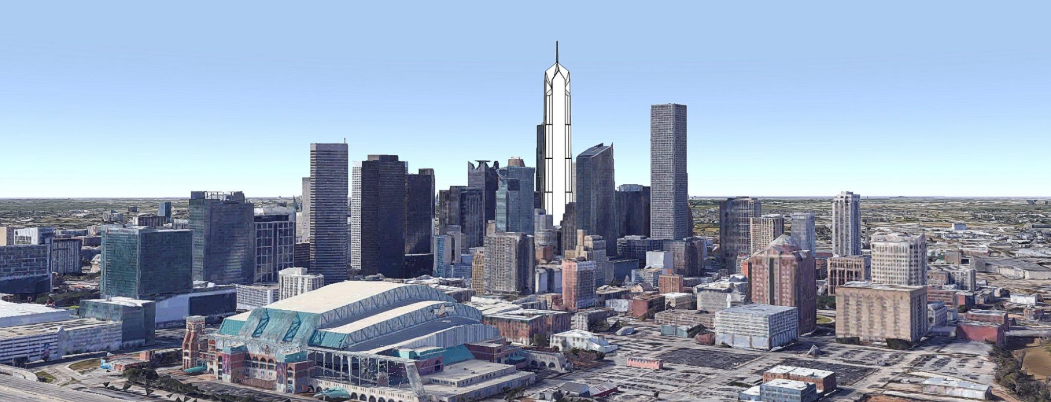 Looking at the Unbuilt Bank of the Southwest Tower, Houston's Precursor ...