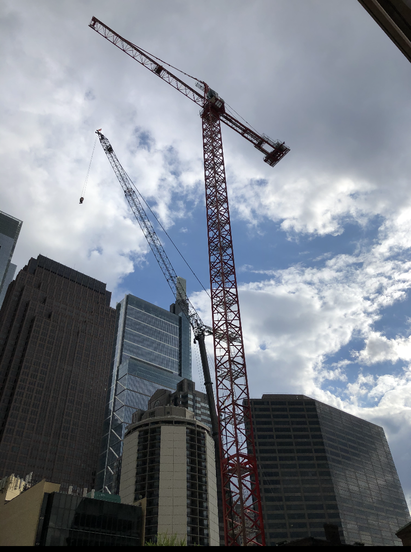 Tower Crane Constructed At Cathedral Place Phase One In Center City ...
