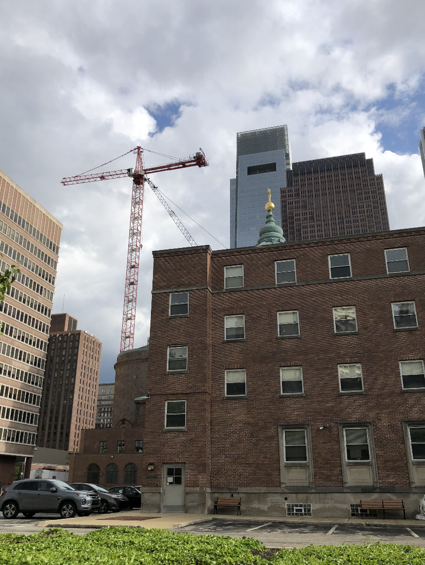 Tower Crane Constructed At Cathedral Place Phase One In Center City ...