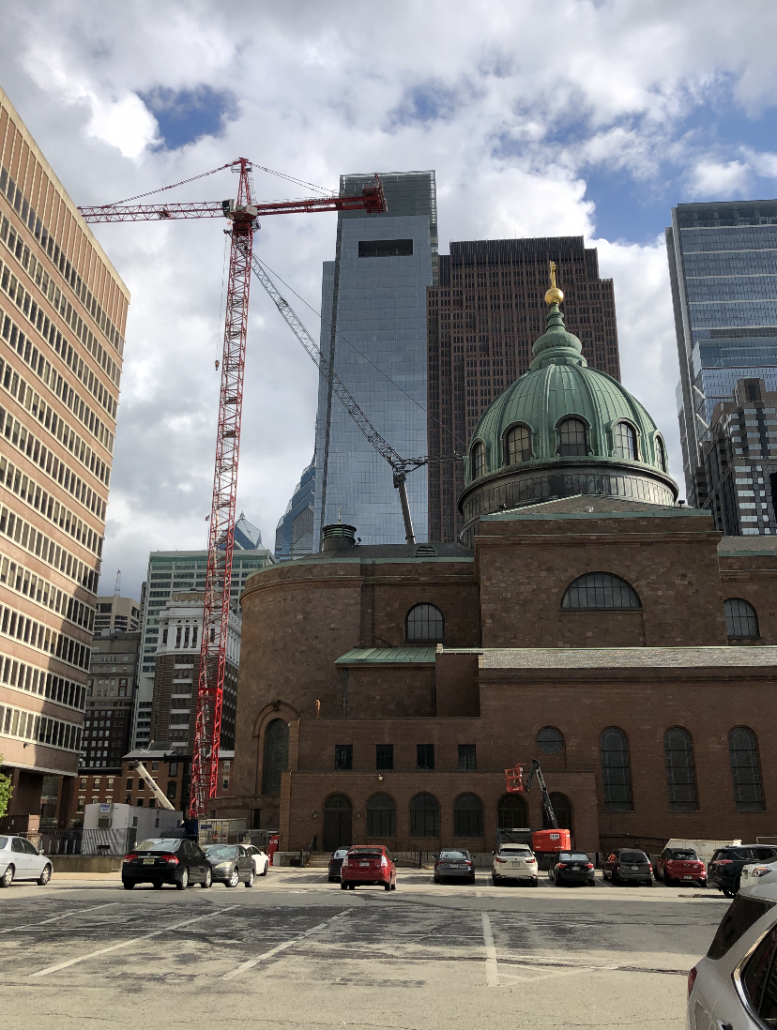 Tower Crane Constructed At Cathedral Place Phase One In Center City ...