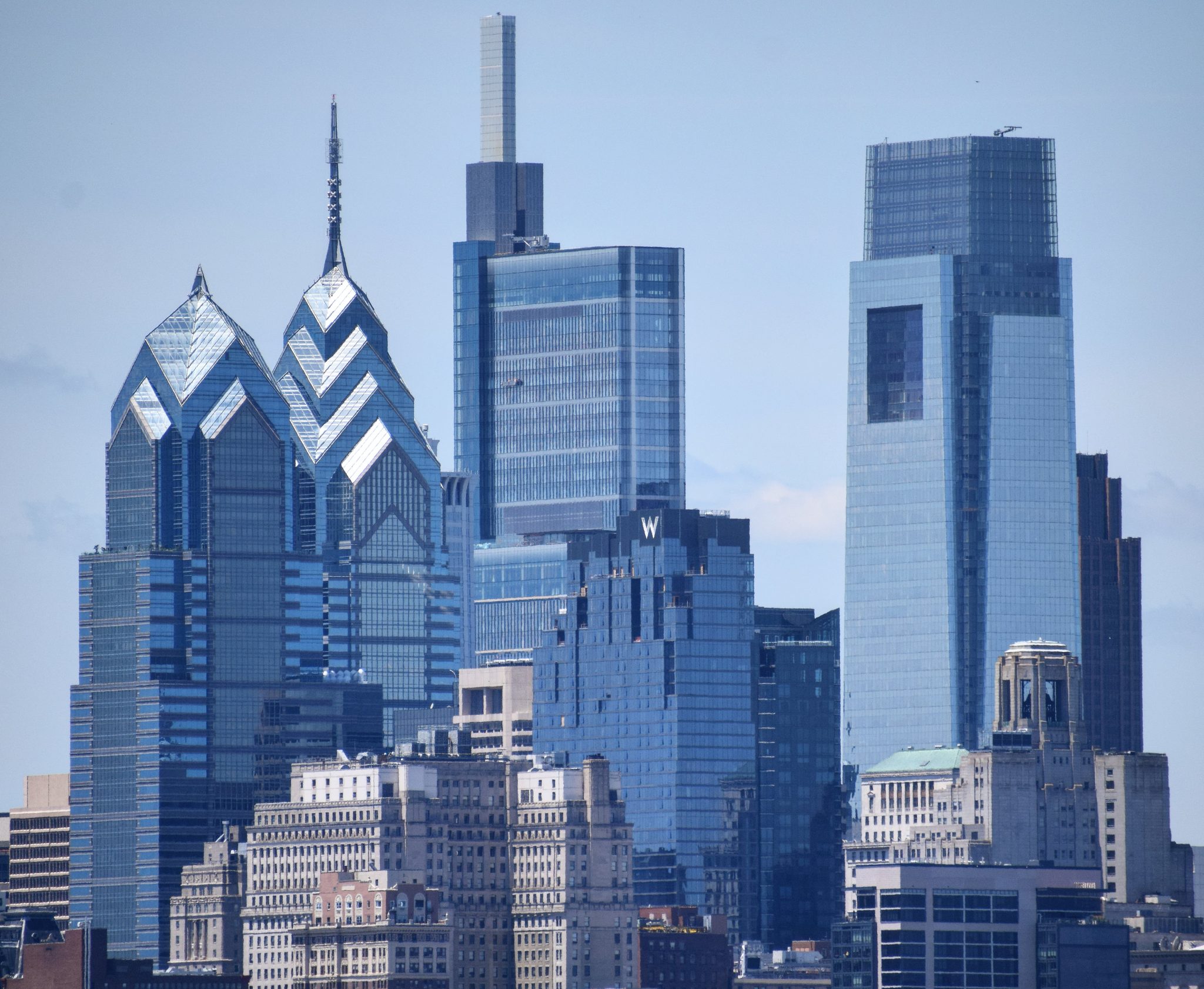 Looking Back at the W/Element Hotel Rising Into the Philadelphia ...