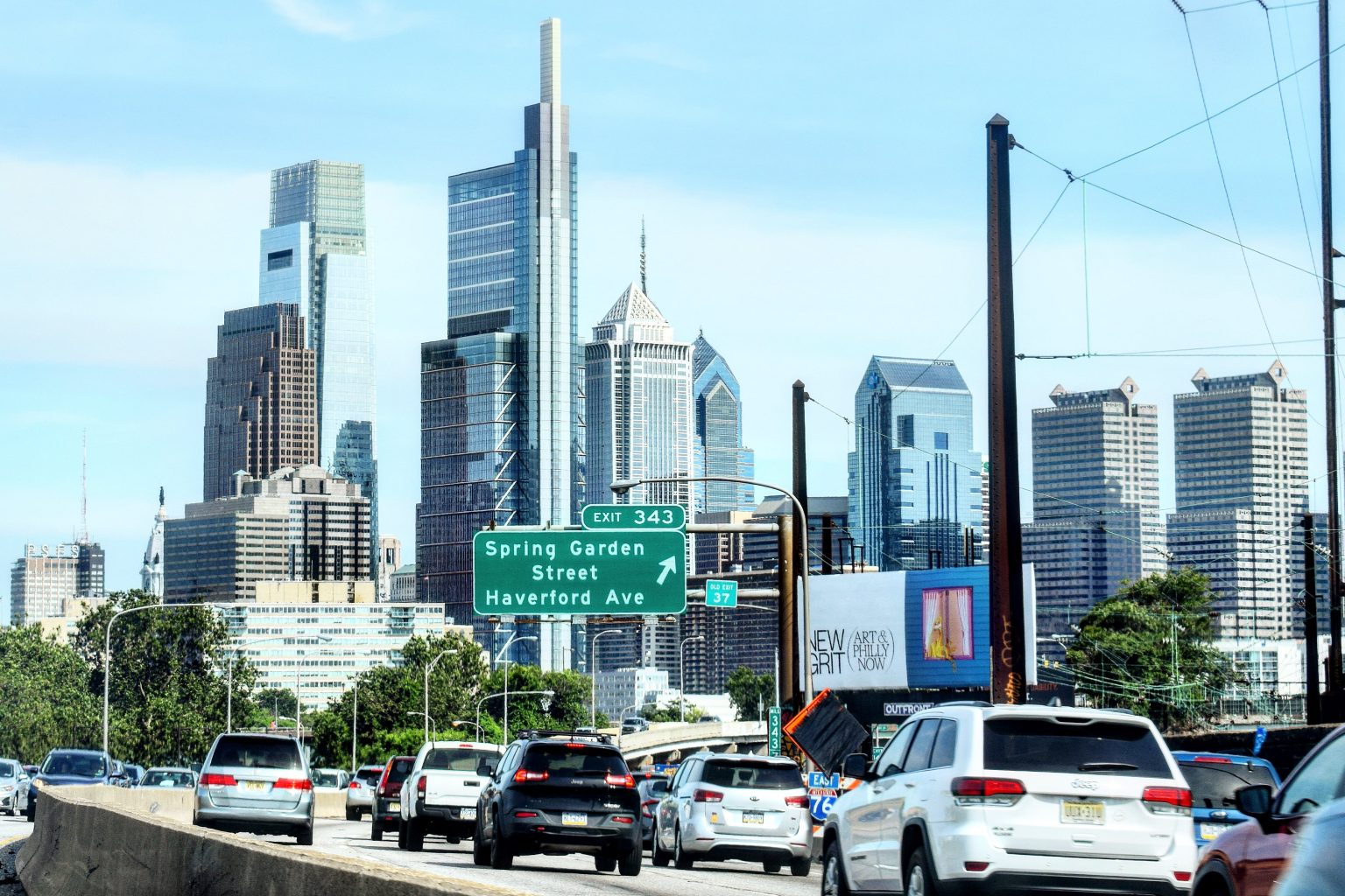 YIMBY Observes The Rising Philadelphia Skyline From The Interstate 76 ...