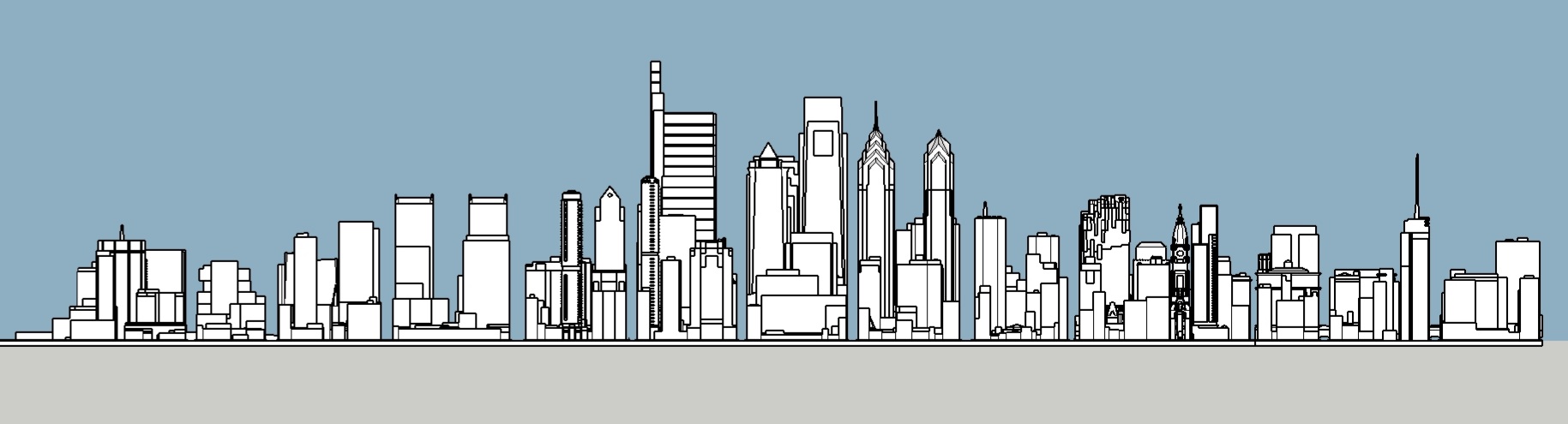 Philadelphia YIMBY Compares Massing Renderings of the 2020 and the 2025 ...