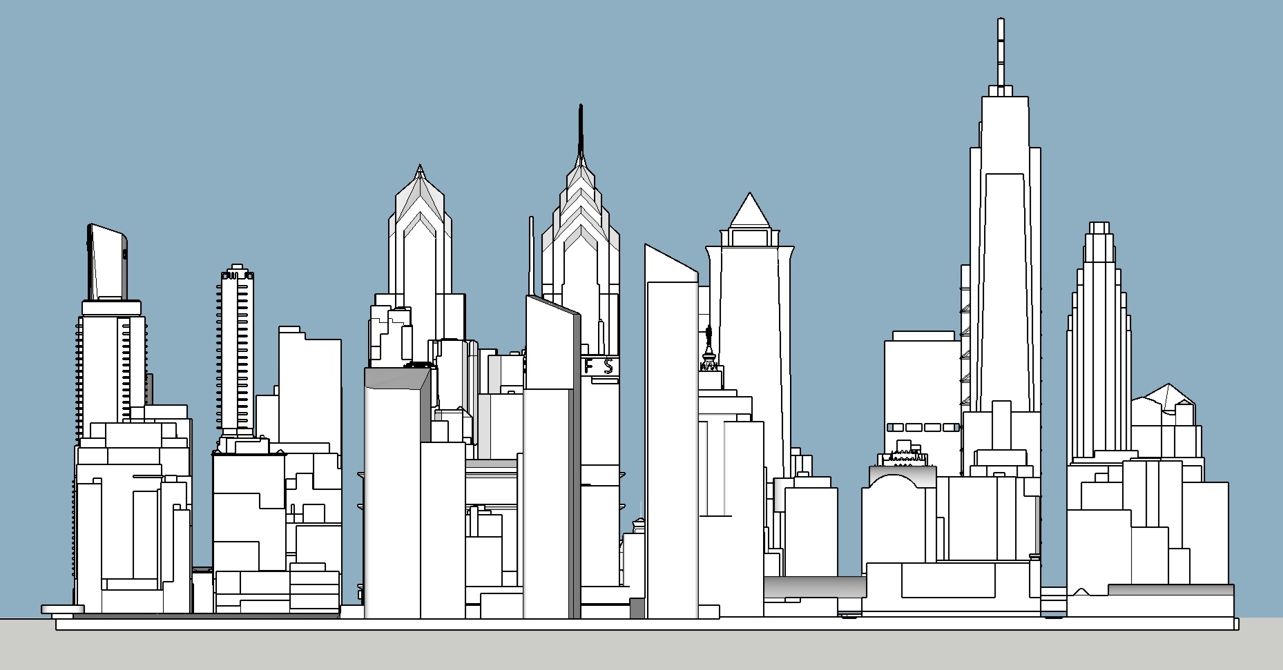 Philadelphia YIMBY Compares Massing Renderings of the 2020 and the 2025 ...