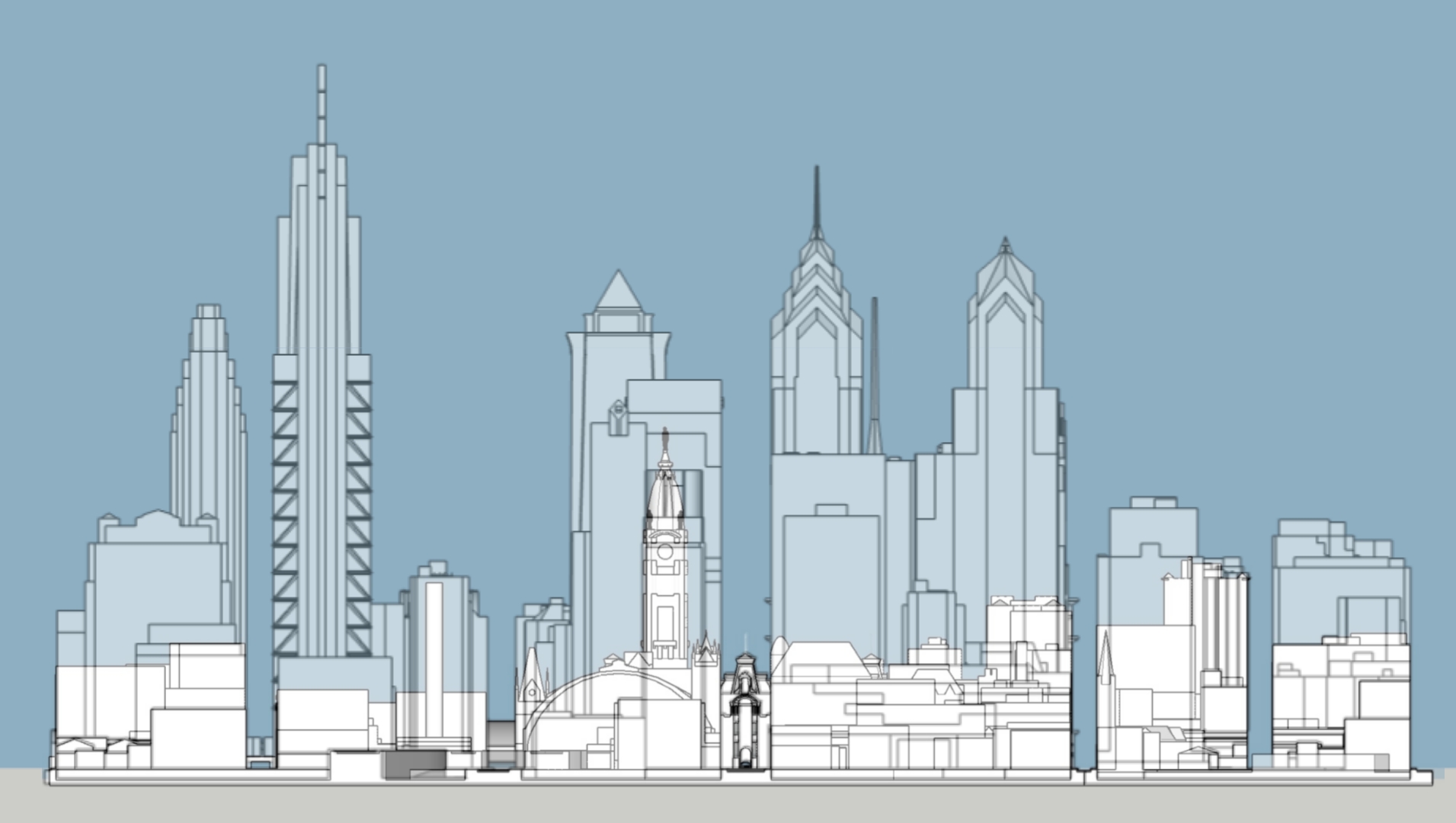 YIMBY Presents a Massing Animation of the Philadelphia Skyline from ...