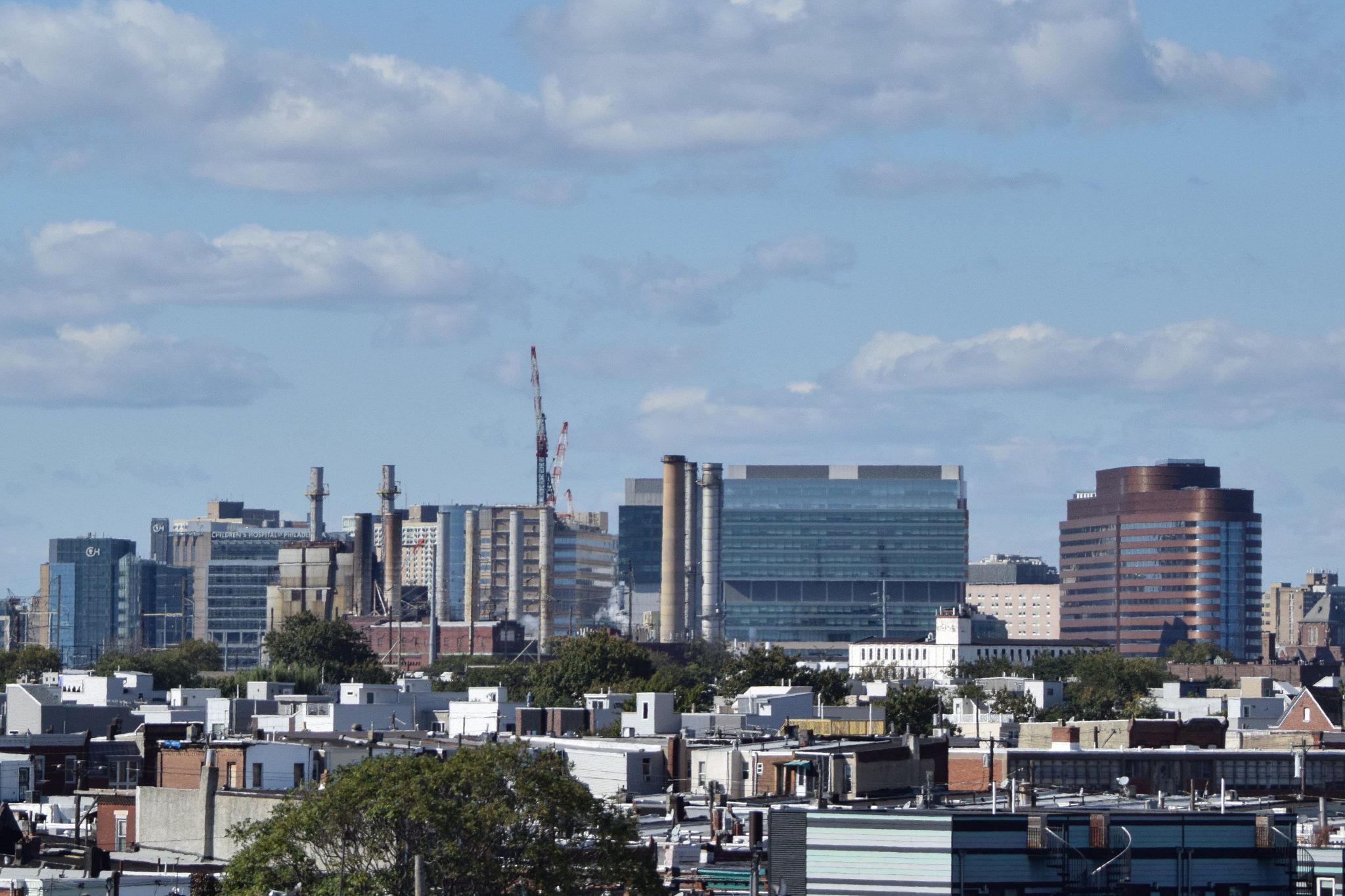 Comparing the 2020 And 2021 Skyline as Seen from South Philadelphia ...