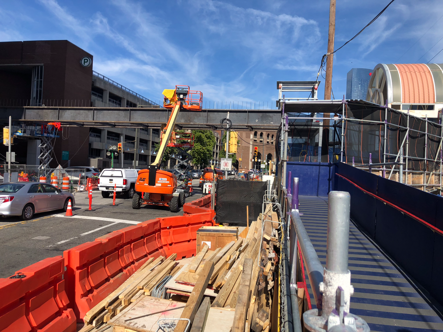 Work Progresses On Pedestrian Bridge At The Penn Medicine Pavilion ...