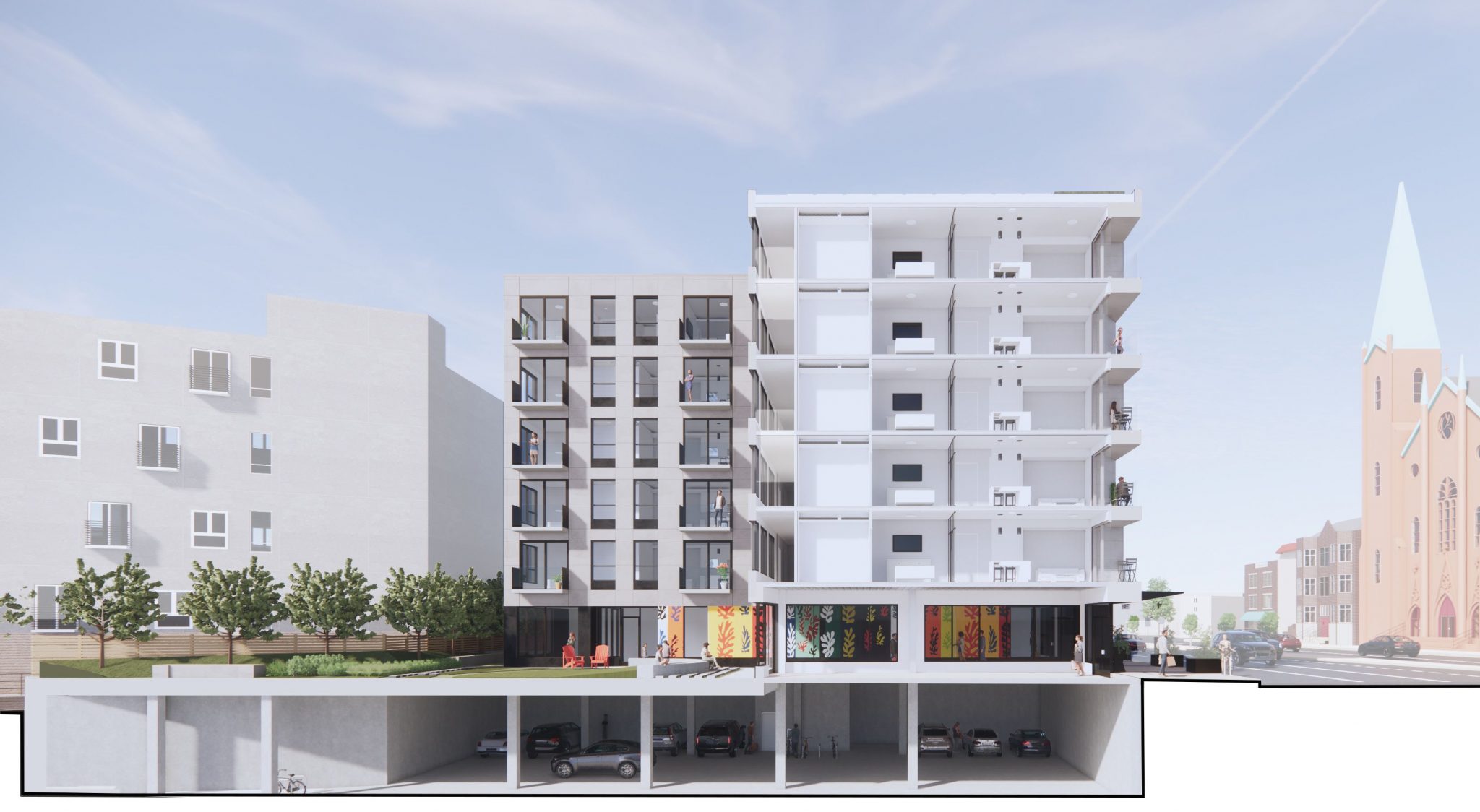 Six-Story, 79-Unit Mixed-Use Building Planned at 1106-14 Spring Garden ...
