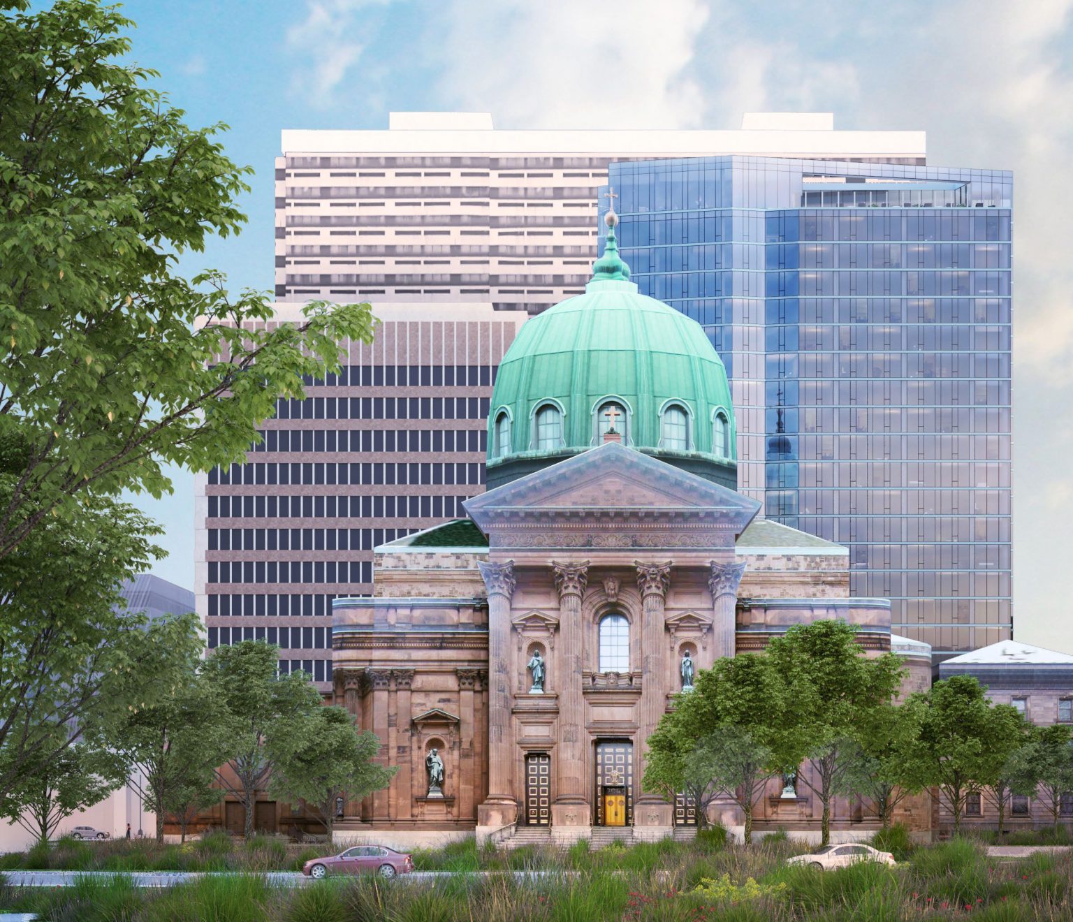 Topping-Out Nears at 244-foot-tall, 23-story One Cathedral Square Condo ...