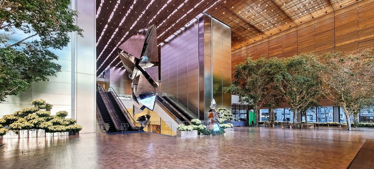 A Look at the Lobby of the Comcast Technology Center, Philadelphia's ...
