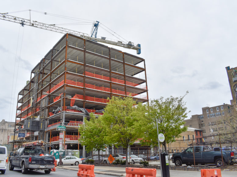 Topping-Out Nears at 545 North Broad Street in Poplar, Lower North Philadelphia - Philadelphia YIMBY