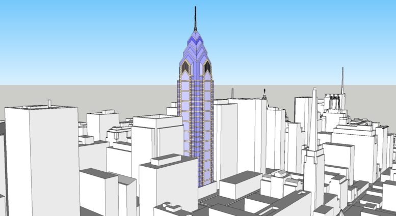 YIMBY Shares a Detailed Model of One Liberty Place in Center City ...