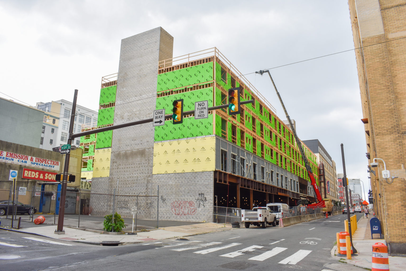 Construction Underway at 1306-14 Callowhill Street in Callowhill, Lower ...