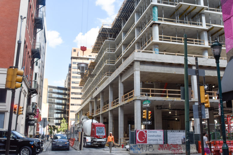 Construction Underway at 12+Sansom at 123 South 12th Street in Midtown ...