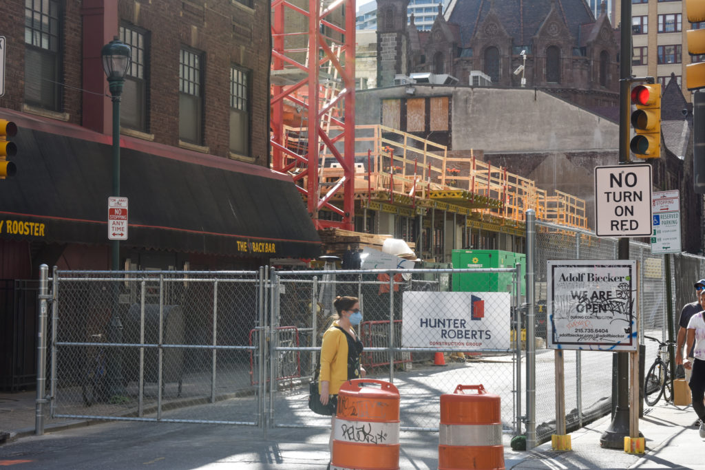 Concrete Frame Rises at 1620 Sansom in Rittenhouse Square, Center City ...