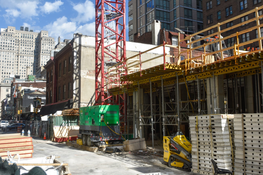 Concrete Frame Rises at 1620 Sansom in Rittenhouse Square, Center City ...