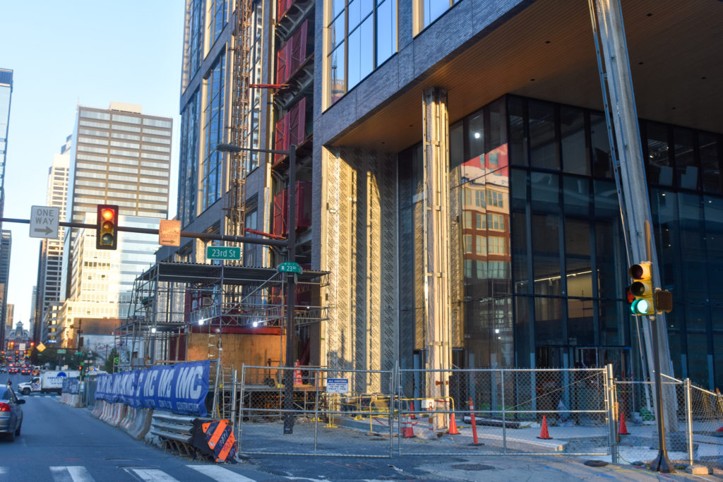 Exterior Construction Nearly Complete at 2222 Market Street in Center ...