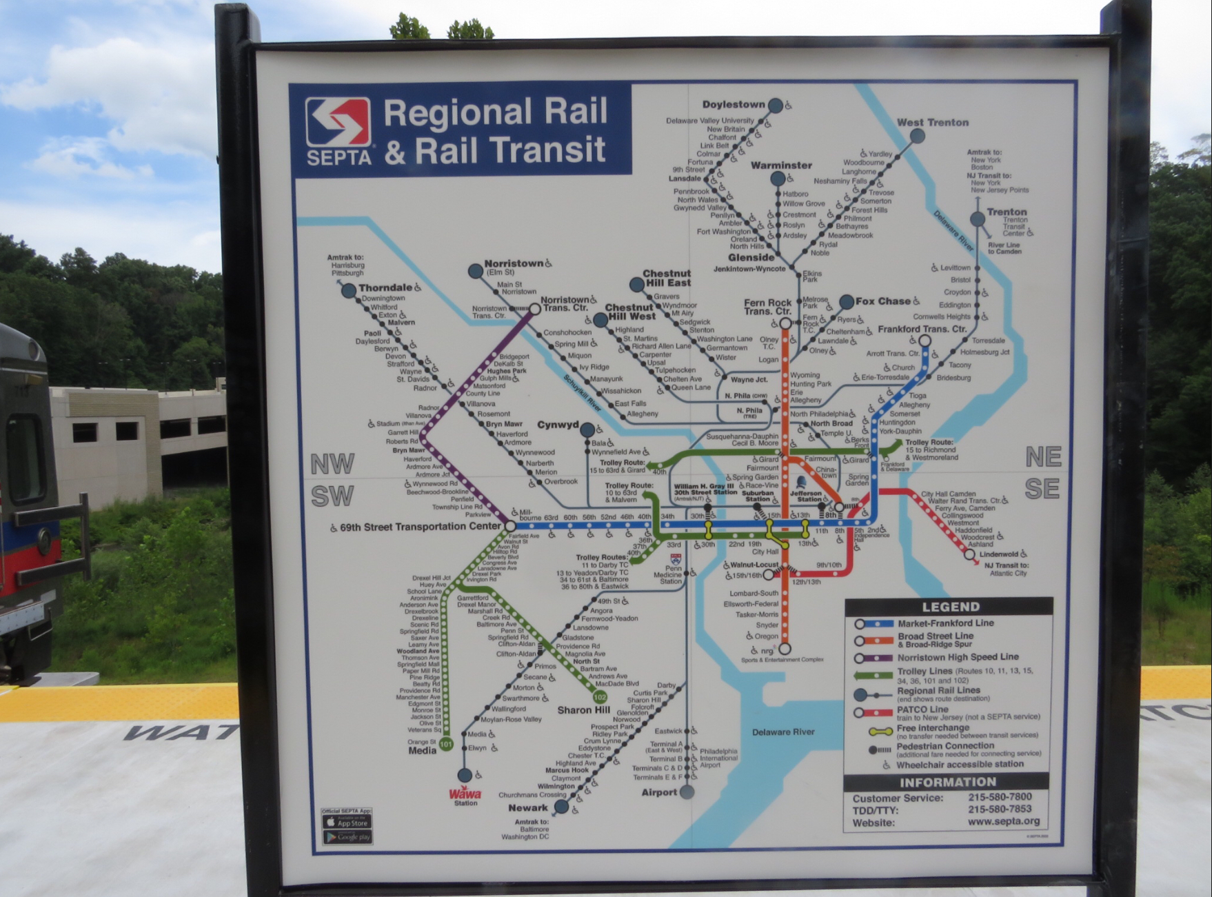 SEPTA Opens Regional Rail Extension To Wawa In Middletown Township ...