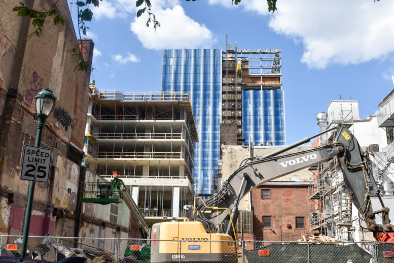 Site Prep Underway at 1101 Walnut Street in Midtown Village, Center ...