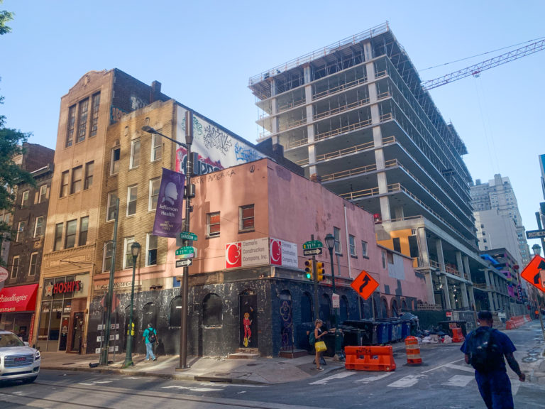 Demolition Still Pending at Site of Blue Ivy Hotel at 122 South 11th ...