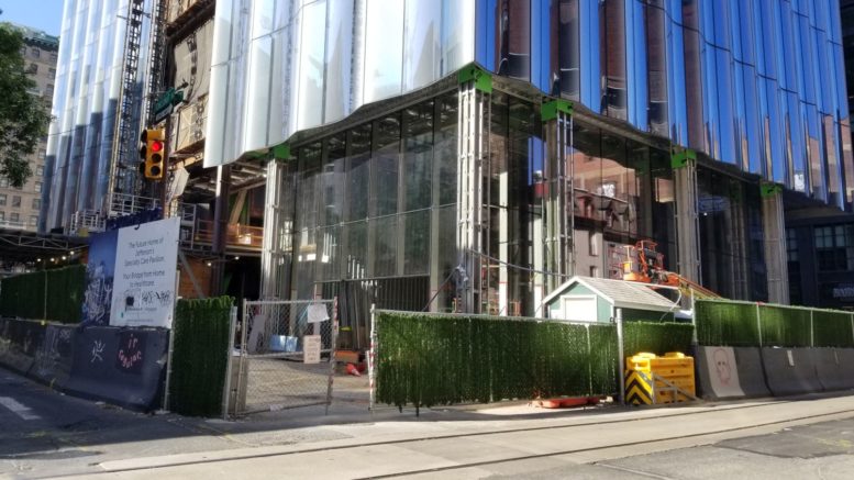 Exterior Nearly Complete at Jefferson Specialty Care Pavilion in Market ...