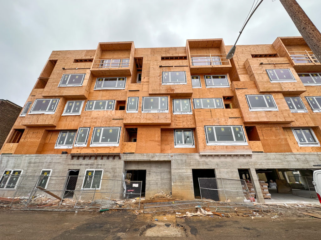 Construction Progresses at 1309 Cambridge Street in Poplar, North ...