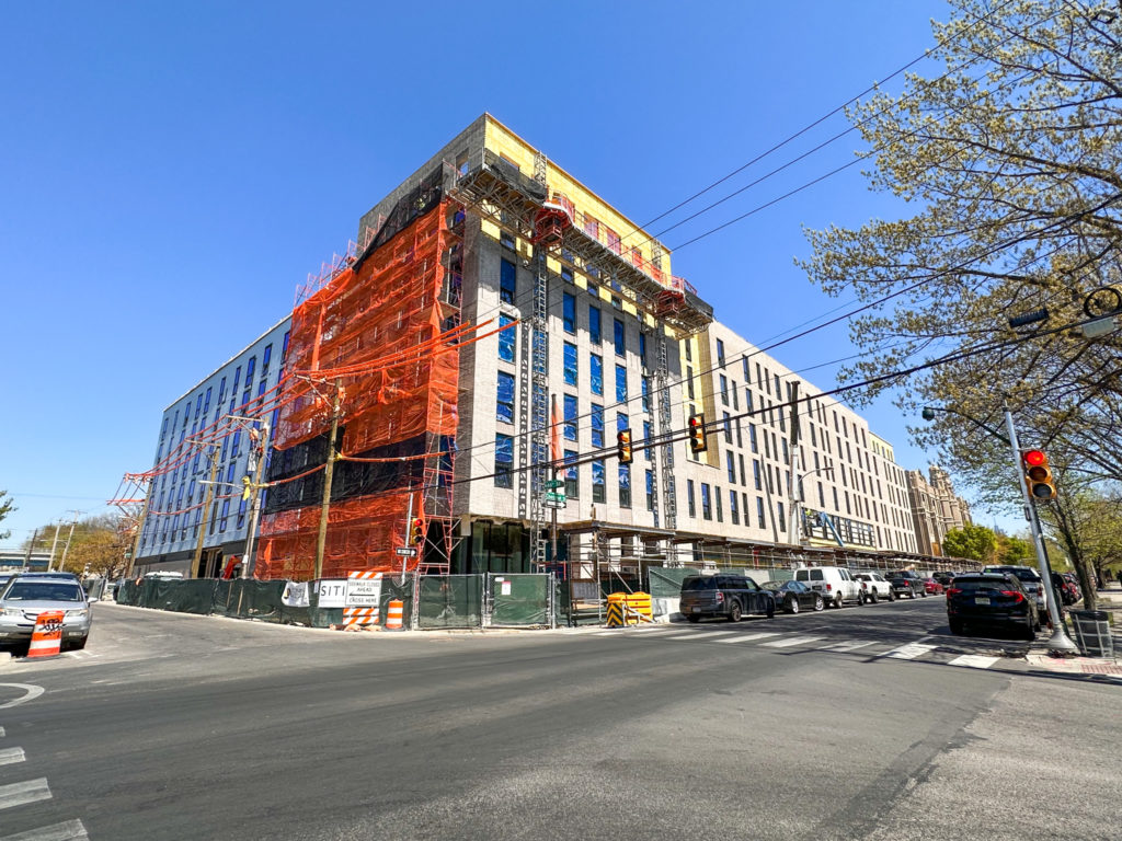 Cladding Nearly Finished at 4519 Chestnut Street in Spruce Hill, West ...