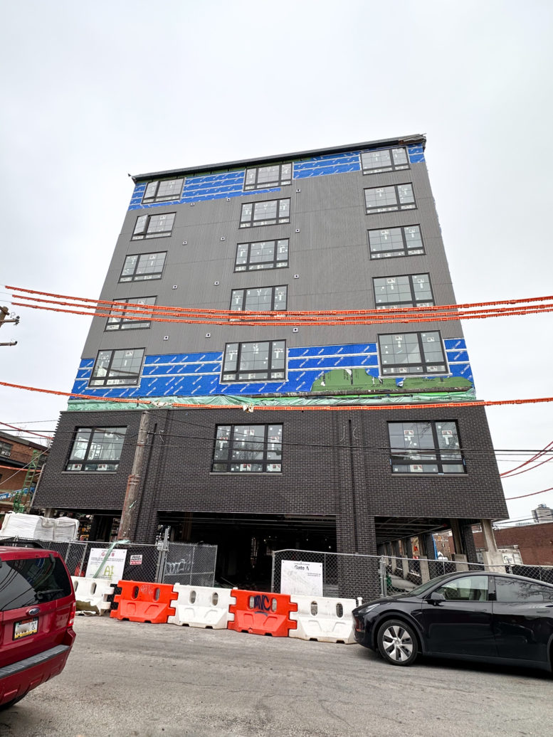 Construction Progresses at 741 Spring Garden Street in Poplar, North ...