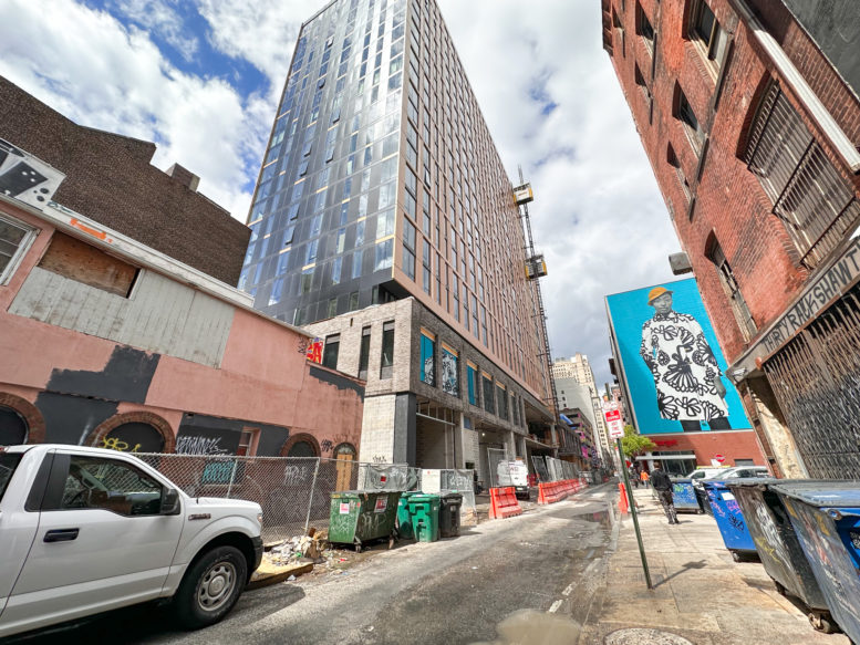 Exterior Nears Completion at 12+Sansom at 123 South 12th Street in ...