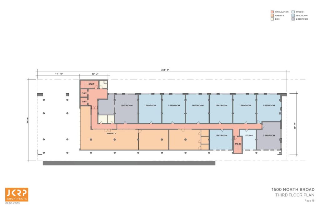 YIMBY Shares Floor Plans for 1600 North Broad Street Apartments Near ...