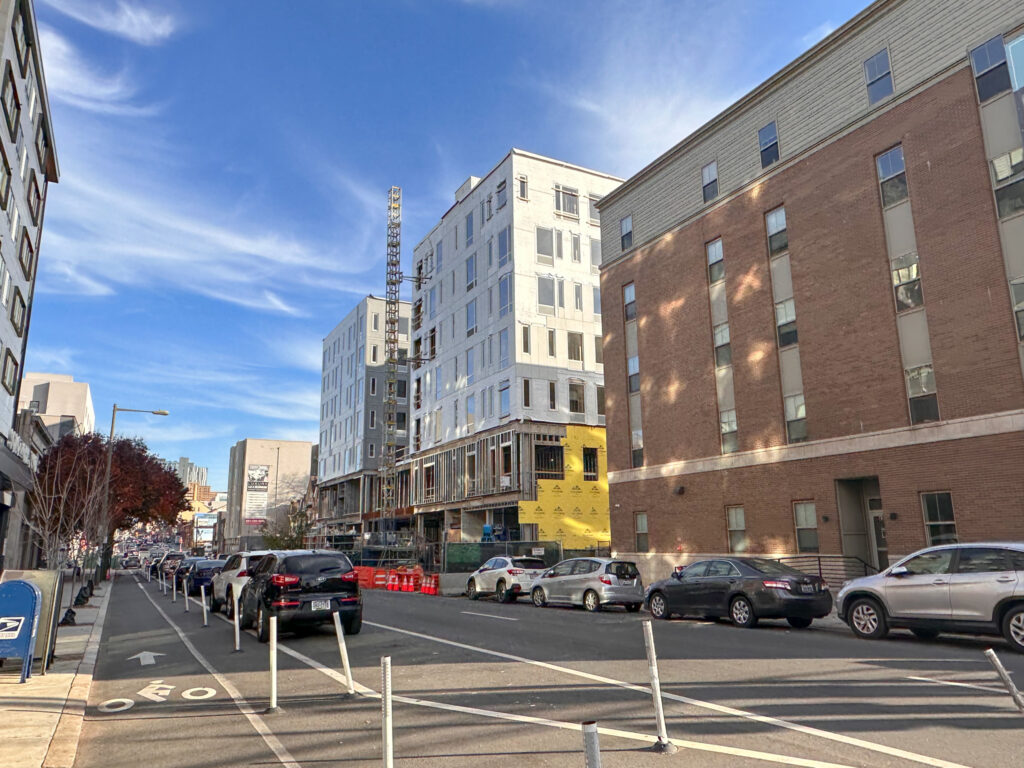 Facade Assembly Underway at 4240 Chestnut Street in Spruce Hill, West ...