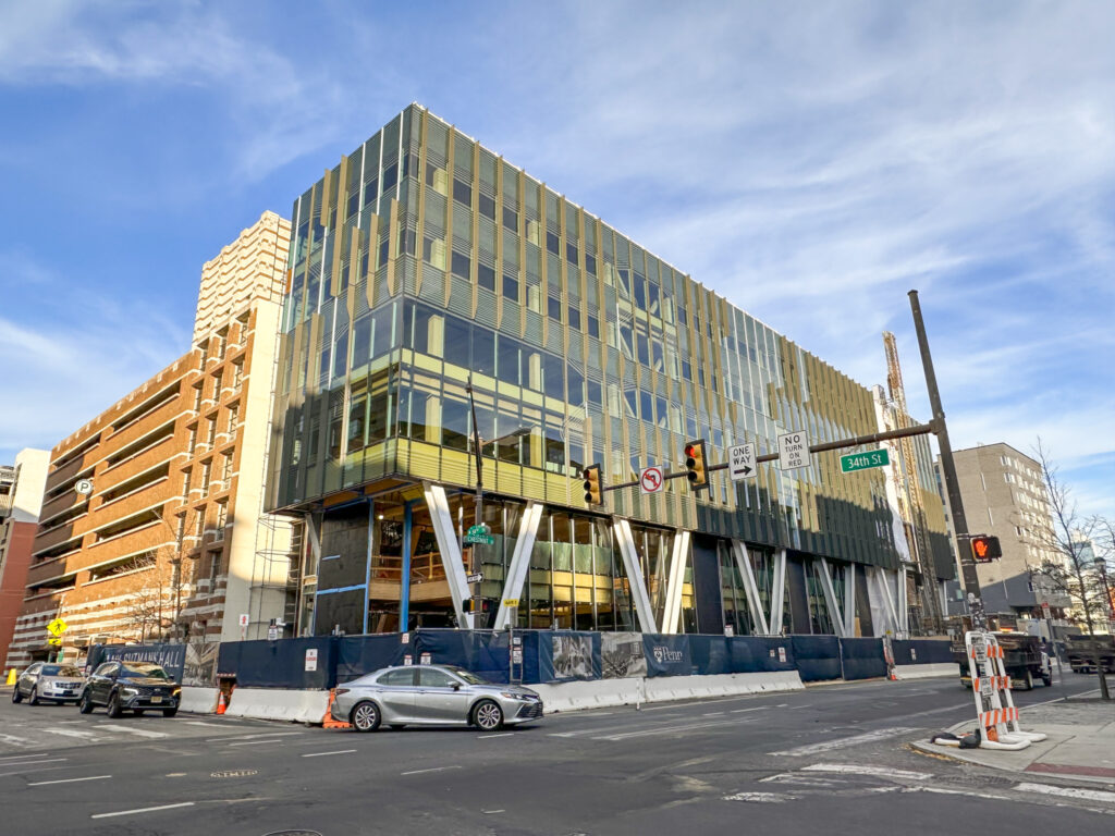 Construction Nears Completion at Amy Gutmann Hall in UPenn in ...