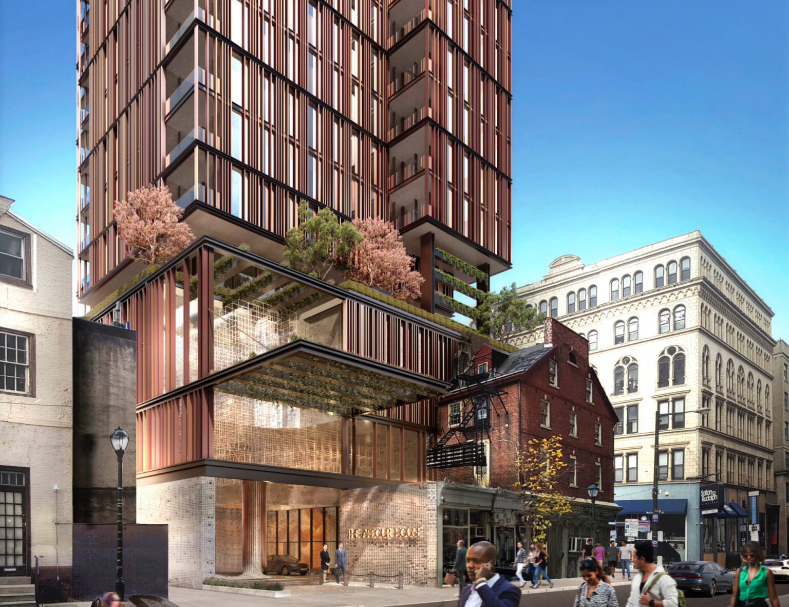 Updated Renderings Revealed for 708 Sansom Street in Market East ...