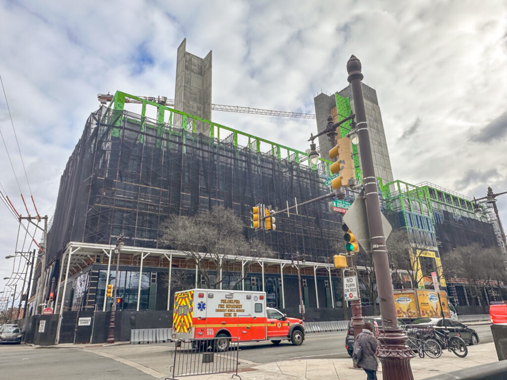 Construction Continues at Broad and Washington at 1001 South Broad ...