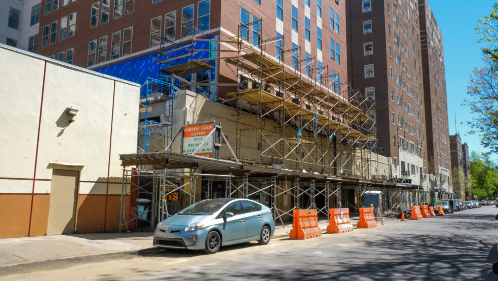 Exterior Work Nearly Complete at Garden Court Plaza at 4701-29 Pine ...