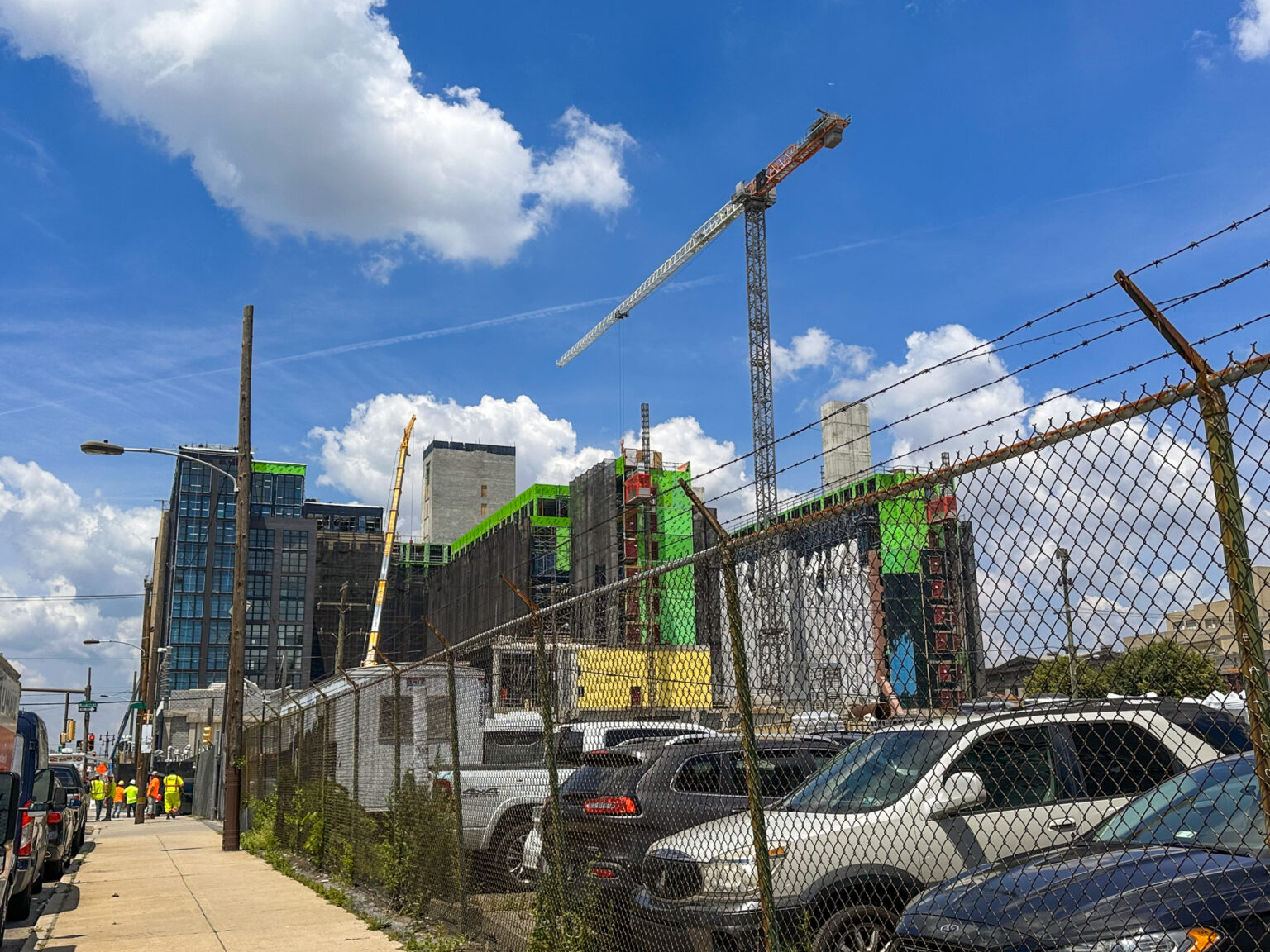 Construction Advances at Broad and Washington at 1001 South Broad ...
