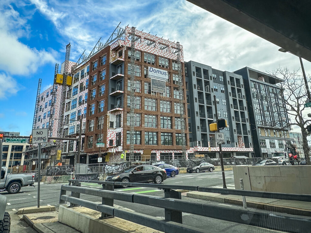 Construction Progresses at The Keystone at 417 Callowhill Street in ...
