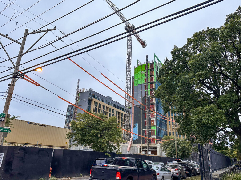 Construction Progresses at Broad and Washington at 1001 South Broad ...