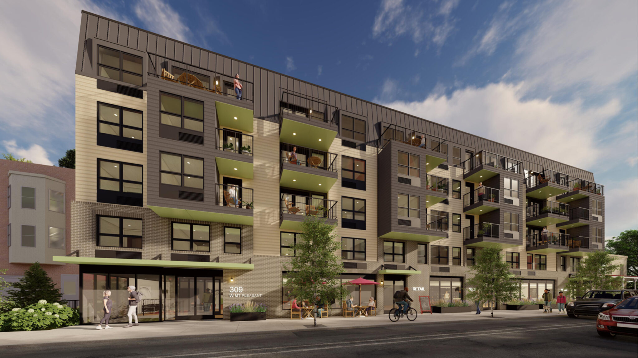 Renderings Revealed for 309-21 West Mount Pleasant Avenue in Mount Airy ...
