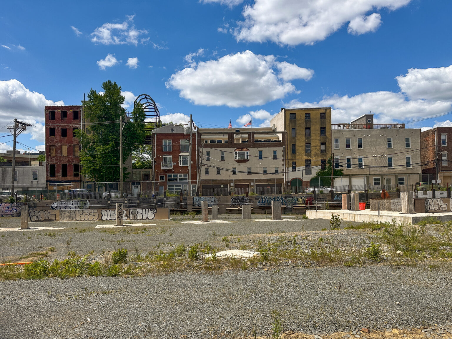 Construction Site Sits Fallow at 300 North Christopher Columbus ...