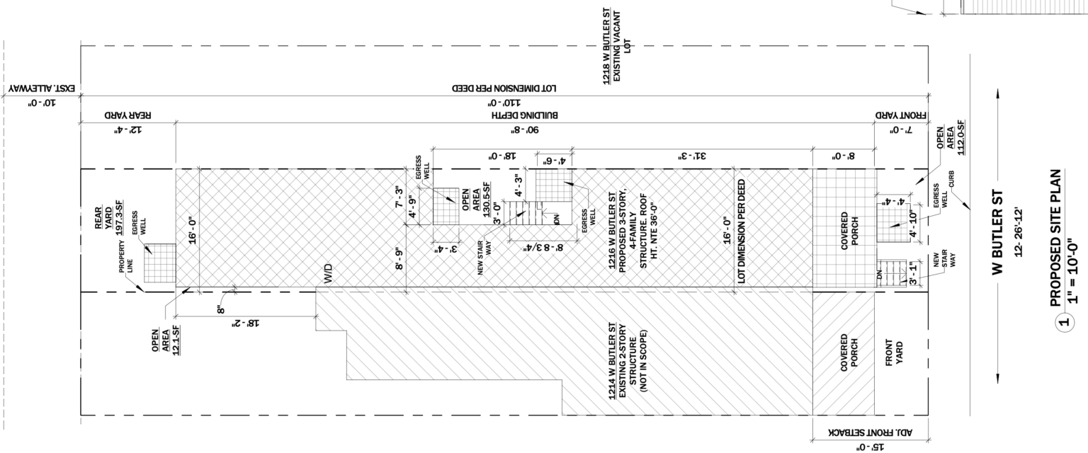 Permits Issued for 1216 West Butler Street in Hunting Park, North ...