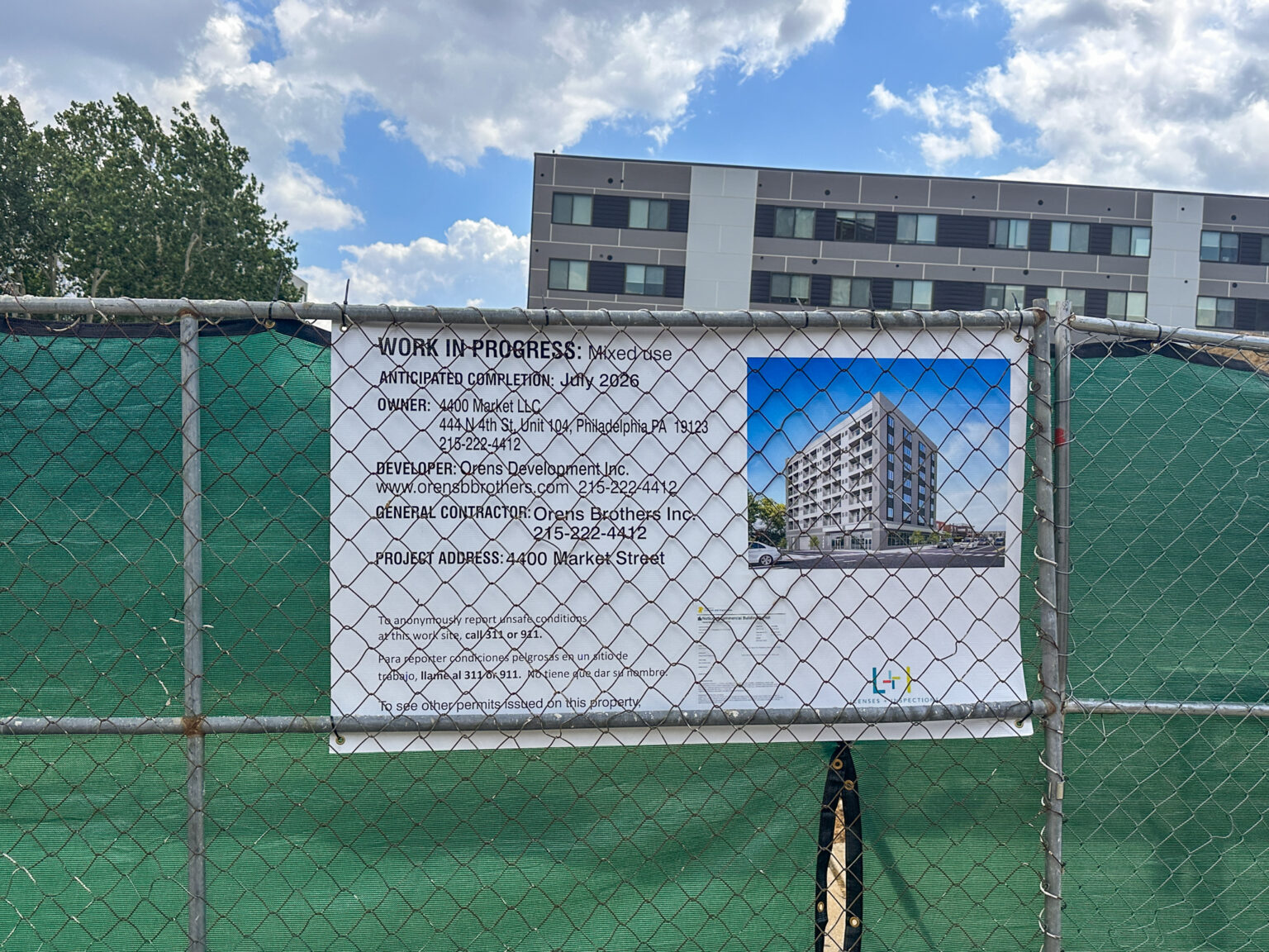 Construction Pending at 4400-14 Market Street in Spruce Hill, West ...