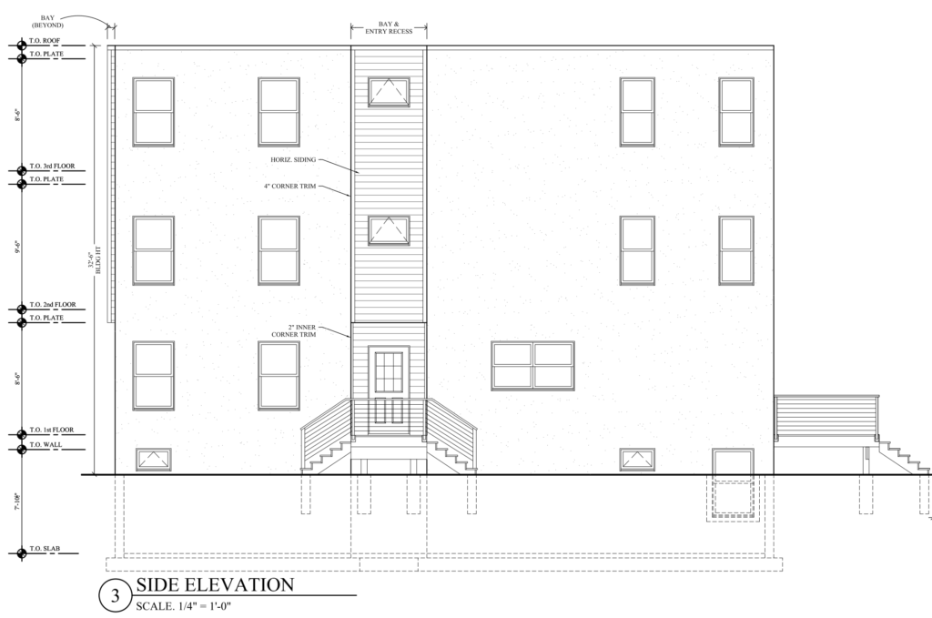 Permits Issued for Three-Story Single-Family Dwelling at 141 East ...